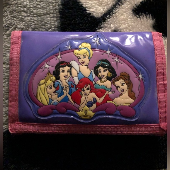 Disney | Accessories | Vintage Disney Princess Pink Purple Disneyland ...